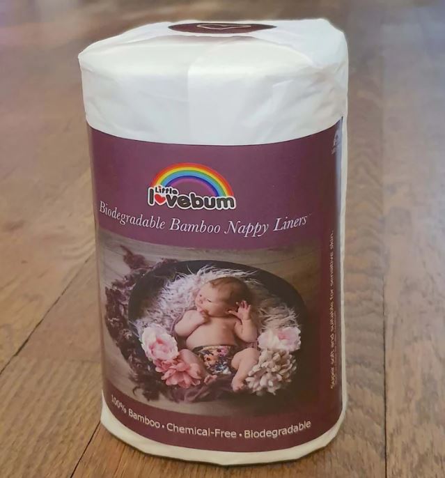 Biodegradable bamboo nappy liners by Little Lovebum – Lizzie's Real Nappies
